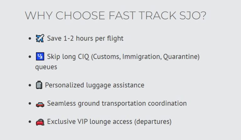 Skip the Lines at SJO/MROC: New Fast Track Service in Costa Rica's Main ...