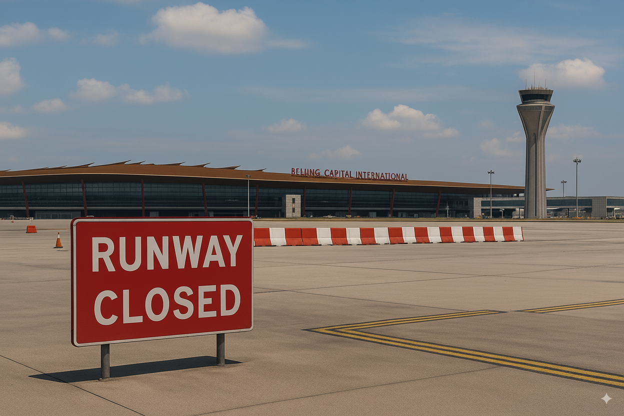 Beijing Capital Airport (ZBAA) Ramp #62 Closes September 17: Business ...