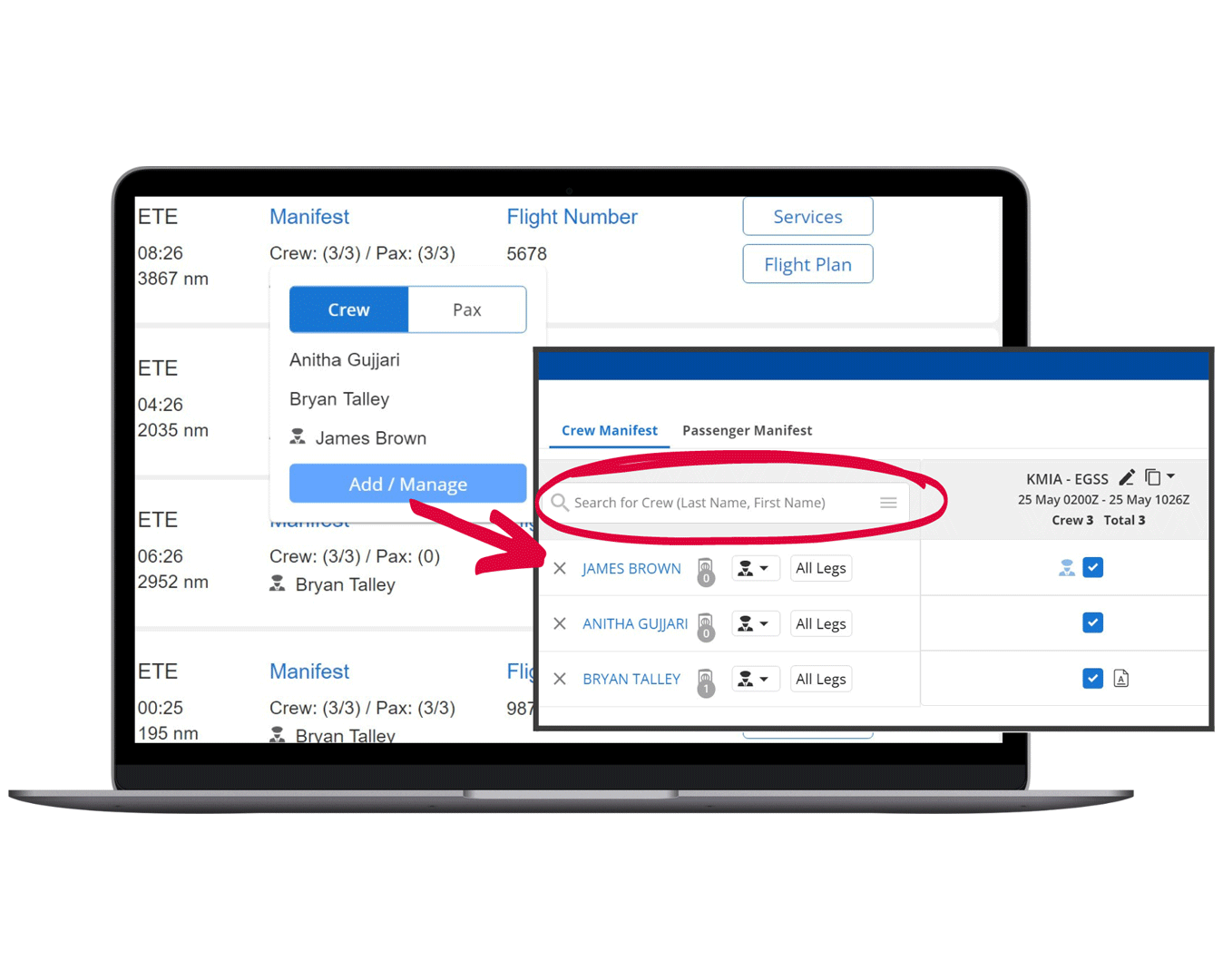 Mission Management in uvGO | Trip Support Software