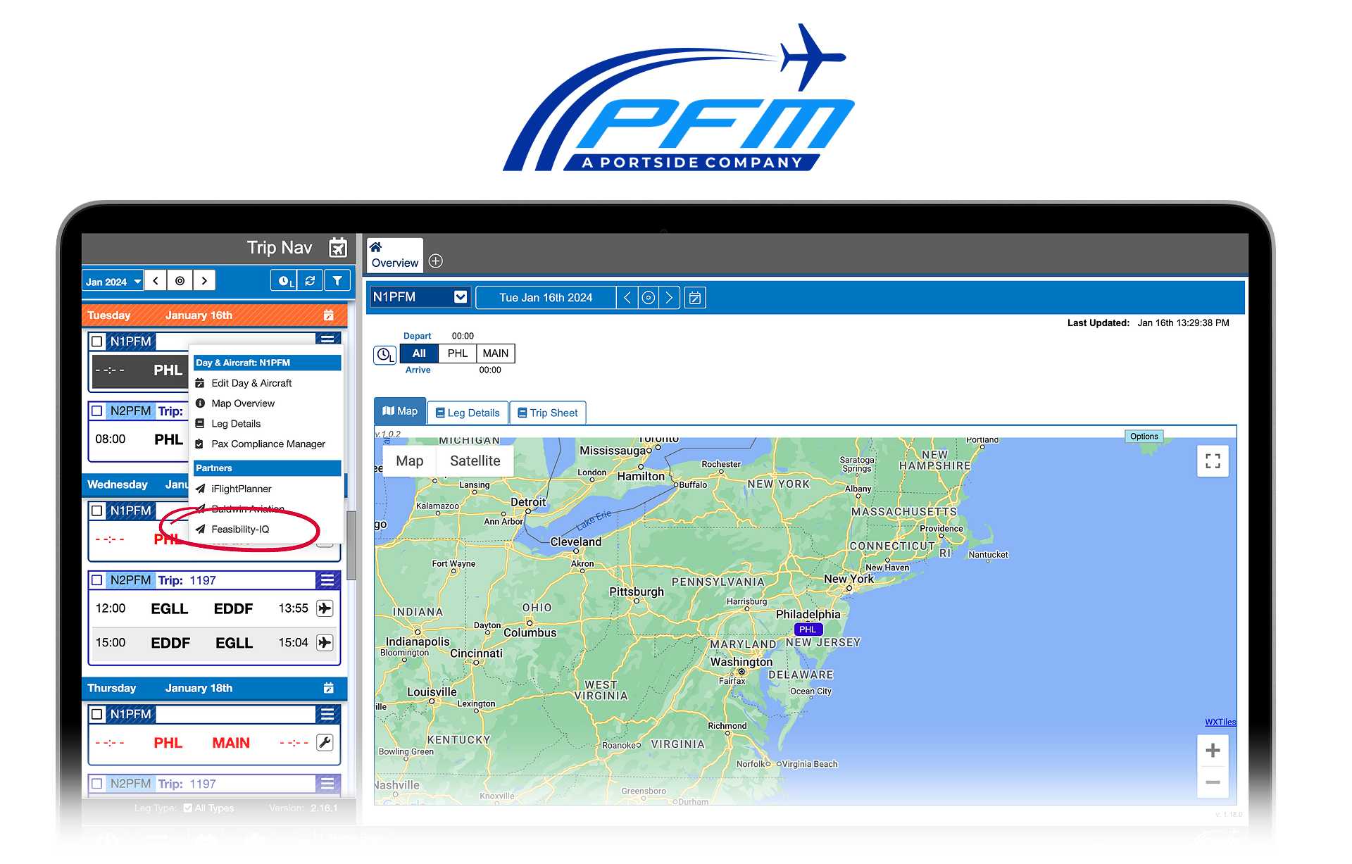 Integration with PFM Scheduling Software | Universal